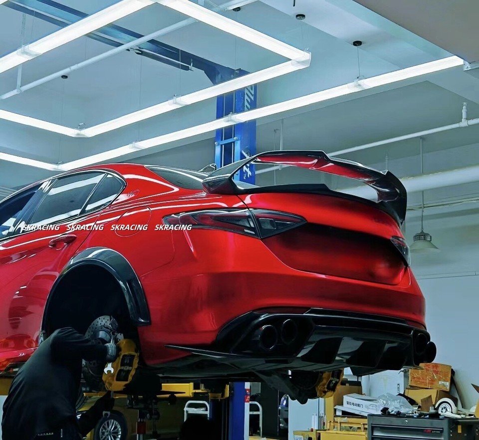 Carbon Fiber GTA Style Rear Trunk Lip Spoiler Wing Fits Alfa Romeo ...