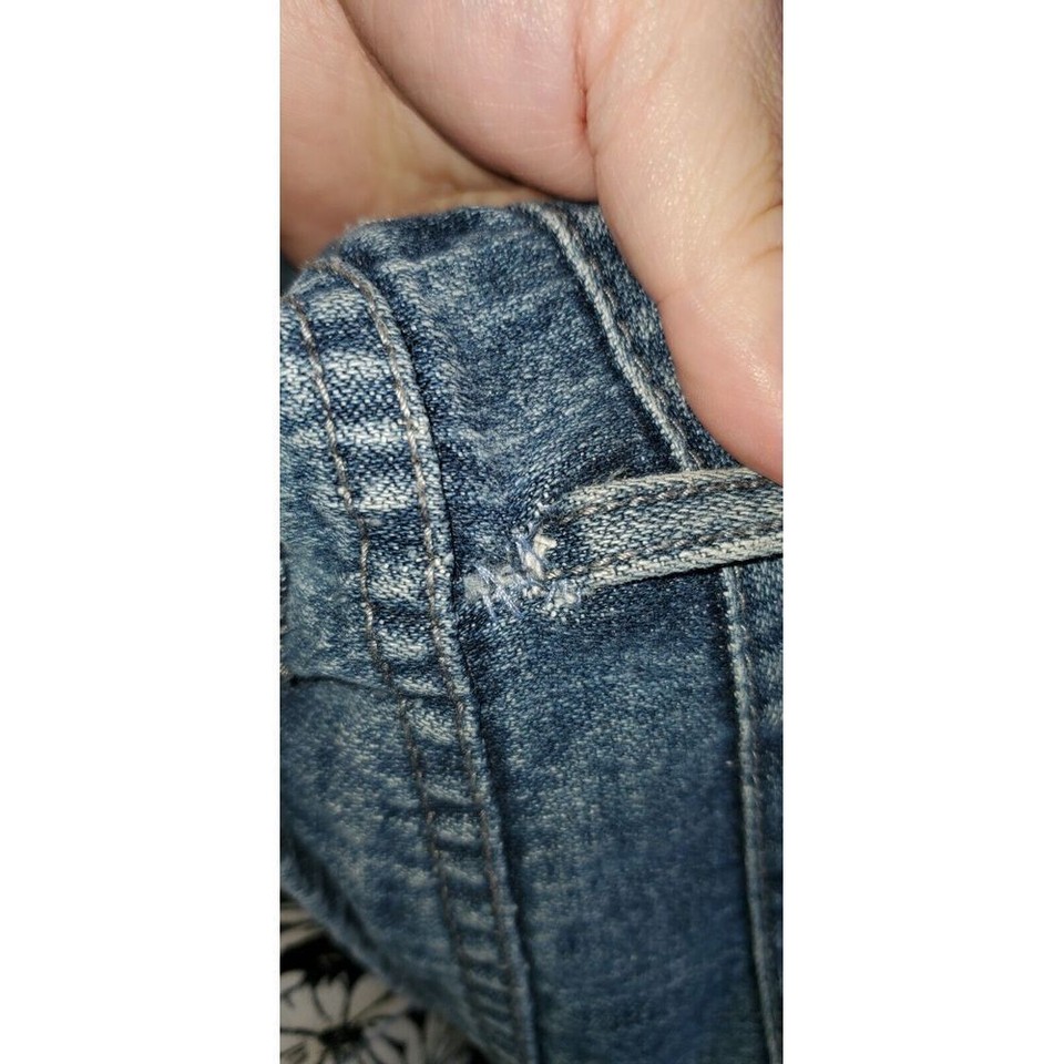 Vintage Plugg Jeans 32 34x33 Tall Wide Leg Skater Rave Baggy Denim Y2K ...