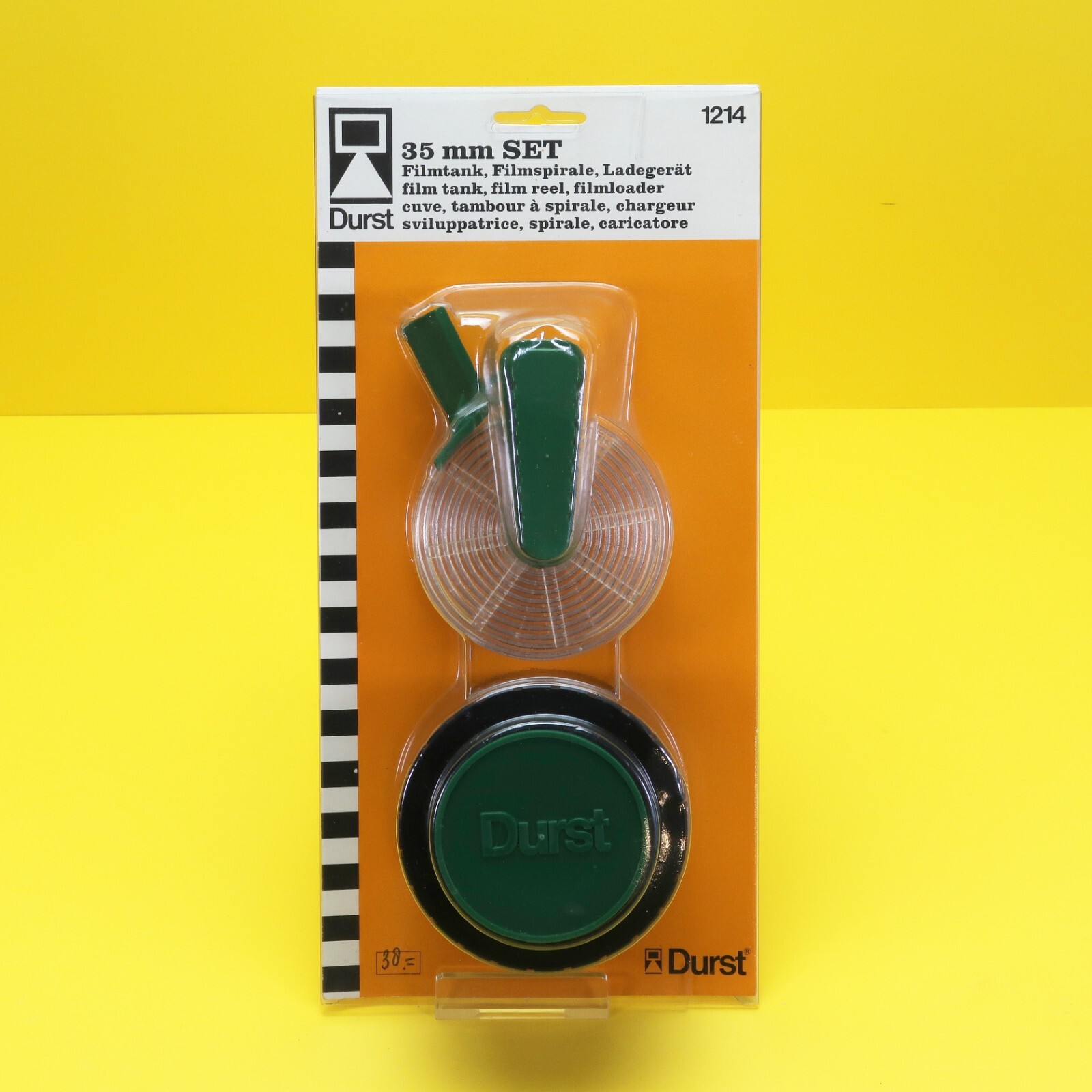 Durst 1214 35mm / 110 Film Developing Set w/ Tank, Reel and Film Loader ...