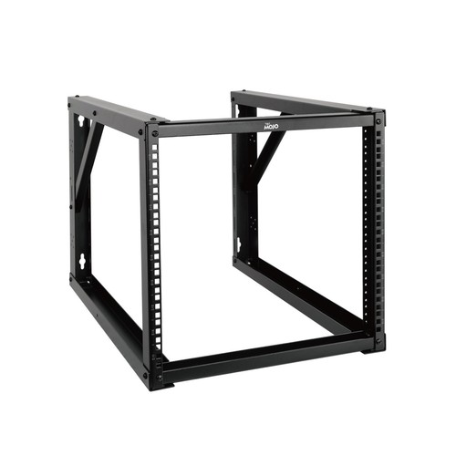 9U Wall Mount Rack, Wall Mount Network Rack 24.8in Depth, Open Frame ...