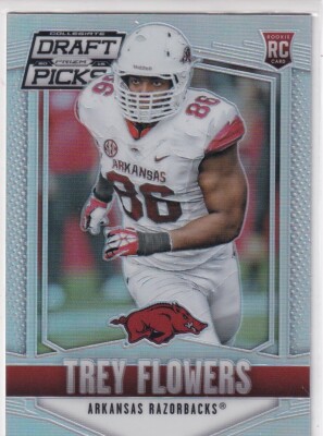 TREY FLOWERS 2015 Panini Prizm Draft Picks Prizms #245 RC Arkansas ...