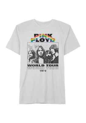 PINK FLOYD Group Photo World Tour 1973 White T-Shirt 2XL XXL | eBay