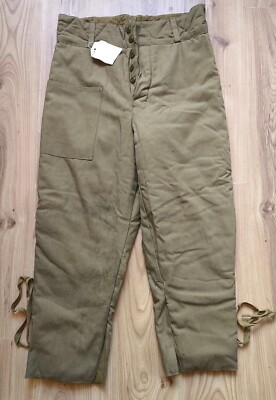 Rare Vintage Soviet winter Army USSR Uniform Military pants soldier ...