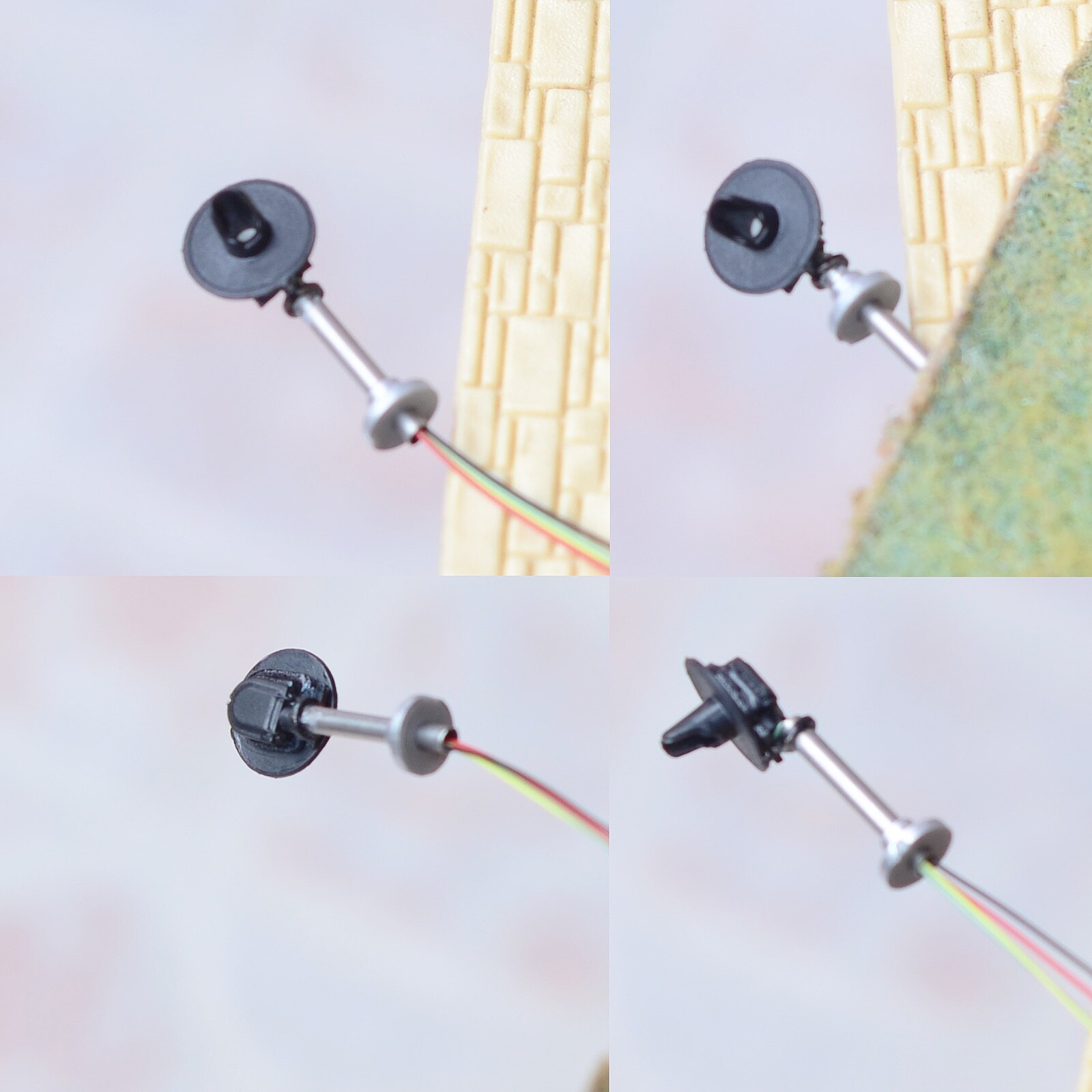 1 x HO scale searchlight target cantilever signal bridge making 50cm ...