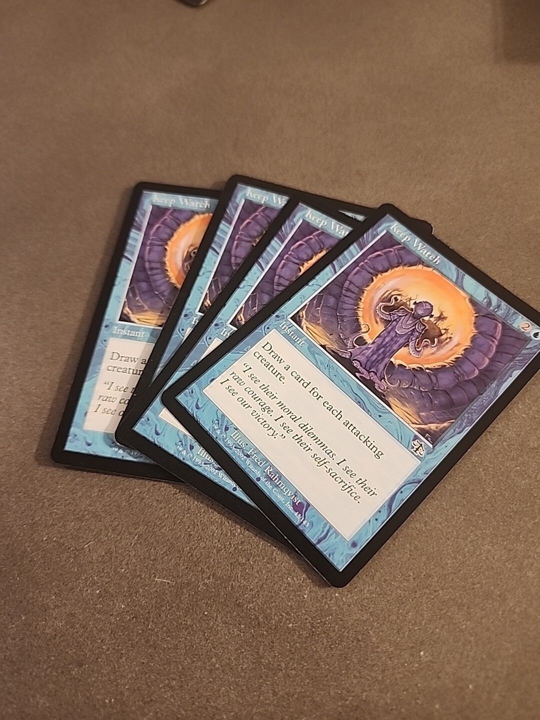 4X KEEP WATCH Judgment MTG Blue Instant Com | eBay
