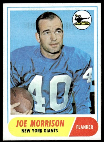 1968 TOPPS JOE MORRISON B NEW YORK GIANTS #211 | eBay
