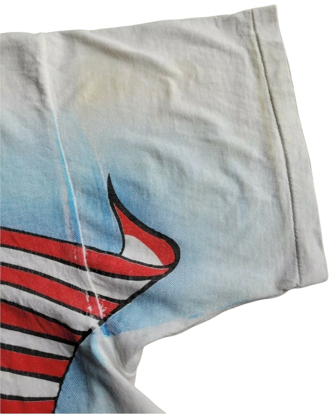 Vintage 90s Looney Tunes Taz American Flag Distressed… - Gem