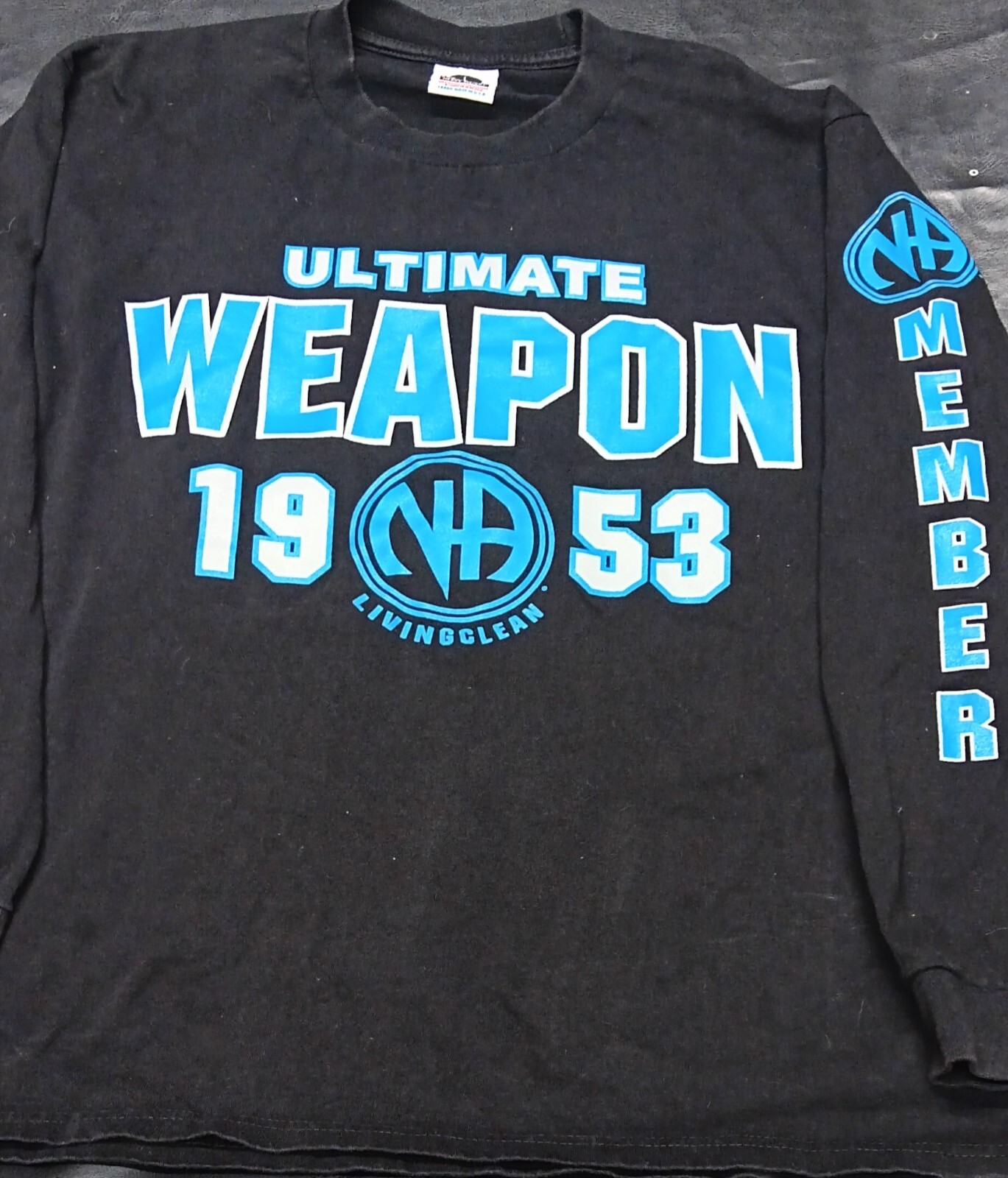 Vintage Narcotics Anonymous ultimate weapon long slee… - Gem