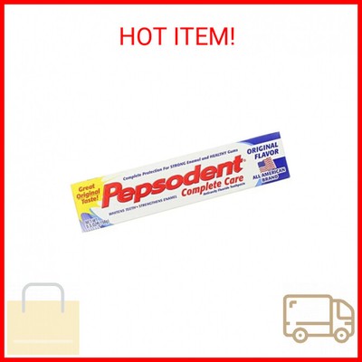 Pepsodent Complete Care Anticavity Fluoride Toothpaste Original Flavor ...