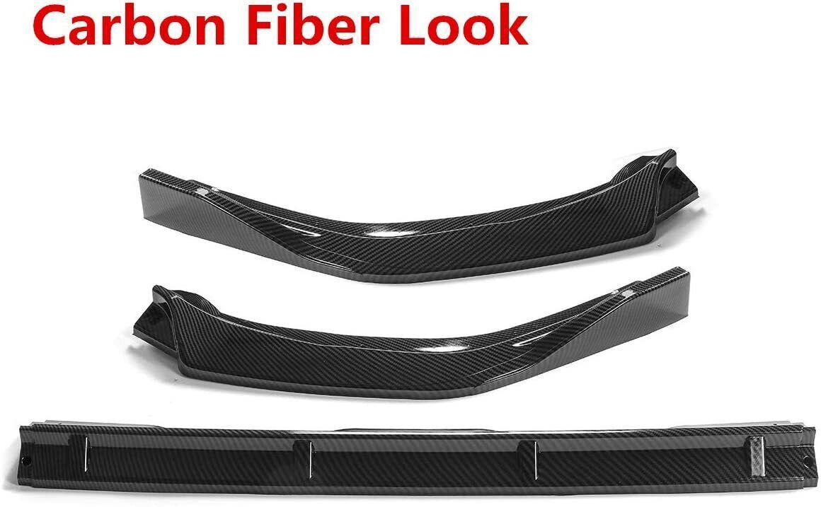 3 Pcs Fits for RAV4 2019-2022 Front Bumper Lip Chin Spoiler Splitters ...