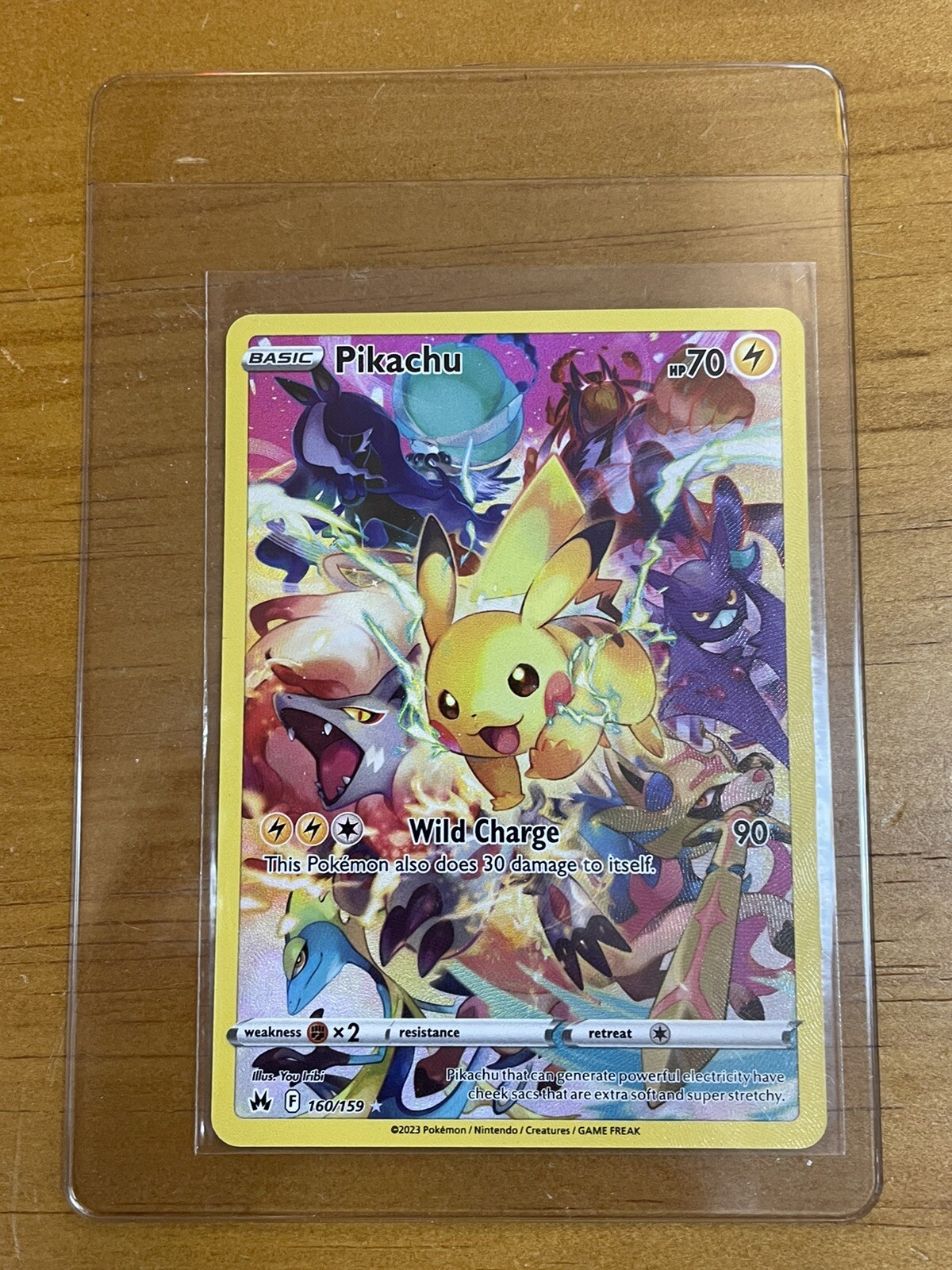 Pokémon TCG Pikachu Crown Zenith 160/159 Holo Secret Rare | eBay