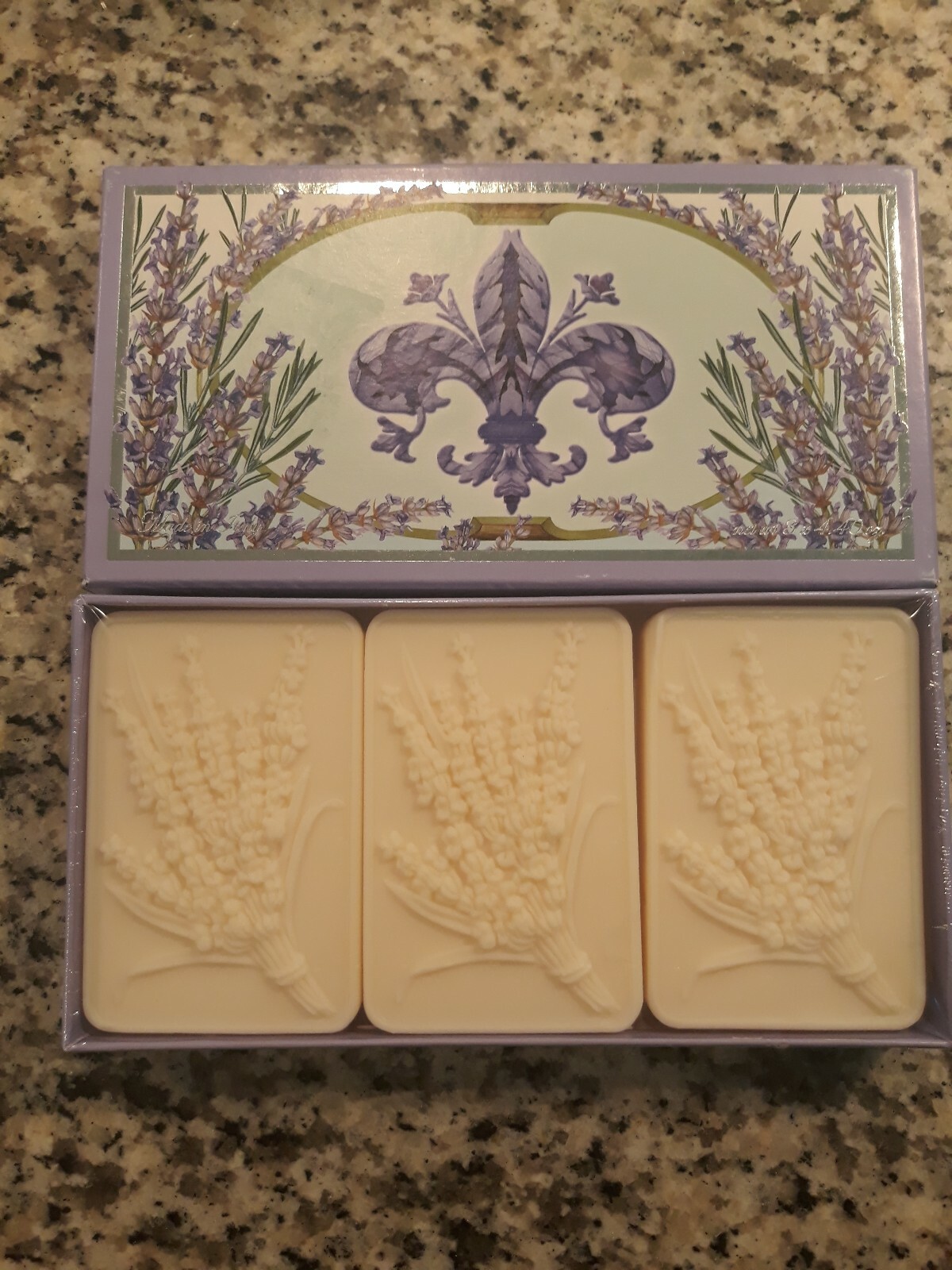 Saponificio Artigianale Fiorentino Lavender Scented Soaps 3 x 4.40 oz ...