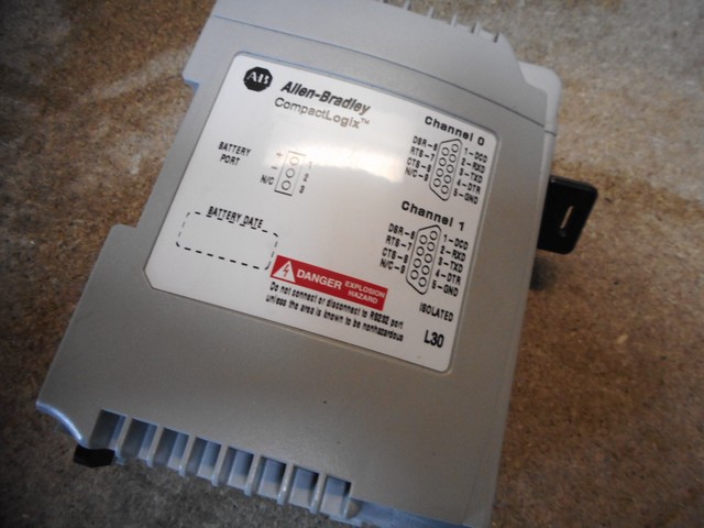 Allen Bradley 1769-l30 CompactLogix Dual Serial Port Processor 1769L30 ...