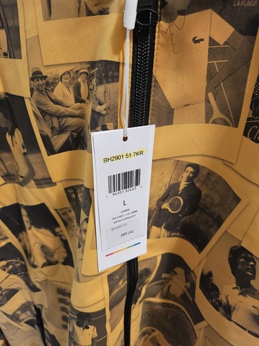 Men's Unisex L Lacoste LIVE x Polaroid Collaboration Tennis Jacket ...