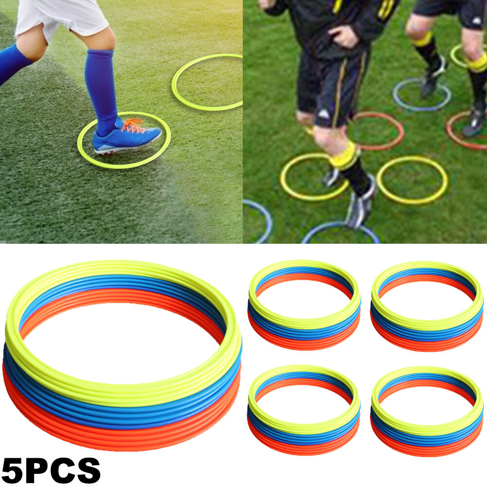 25pcs Football Soccer Speed Agility Rings Sport Training Equipment ...