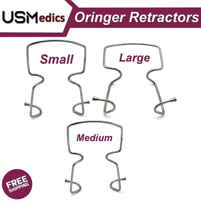 Oringer Lip & Cheek Retractors Dental Surgical Oral Surgery Self ...