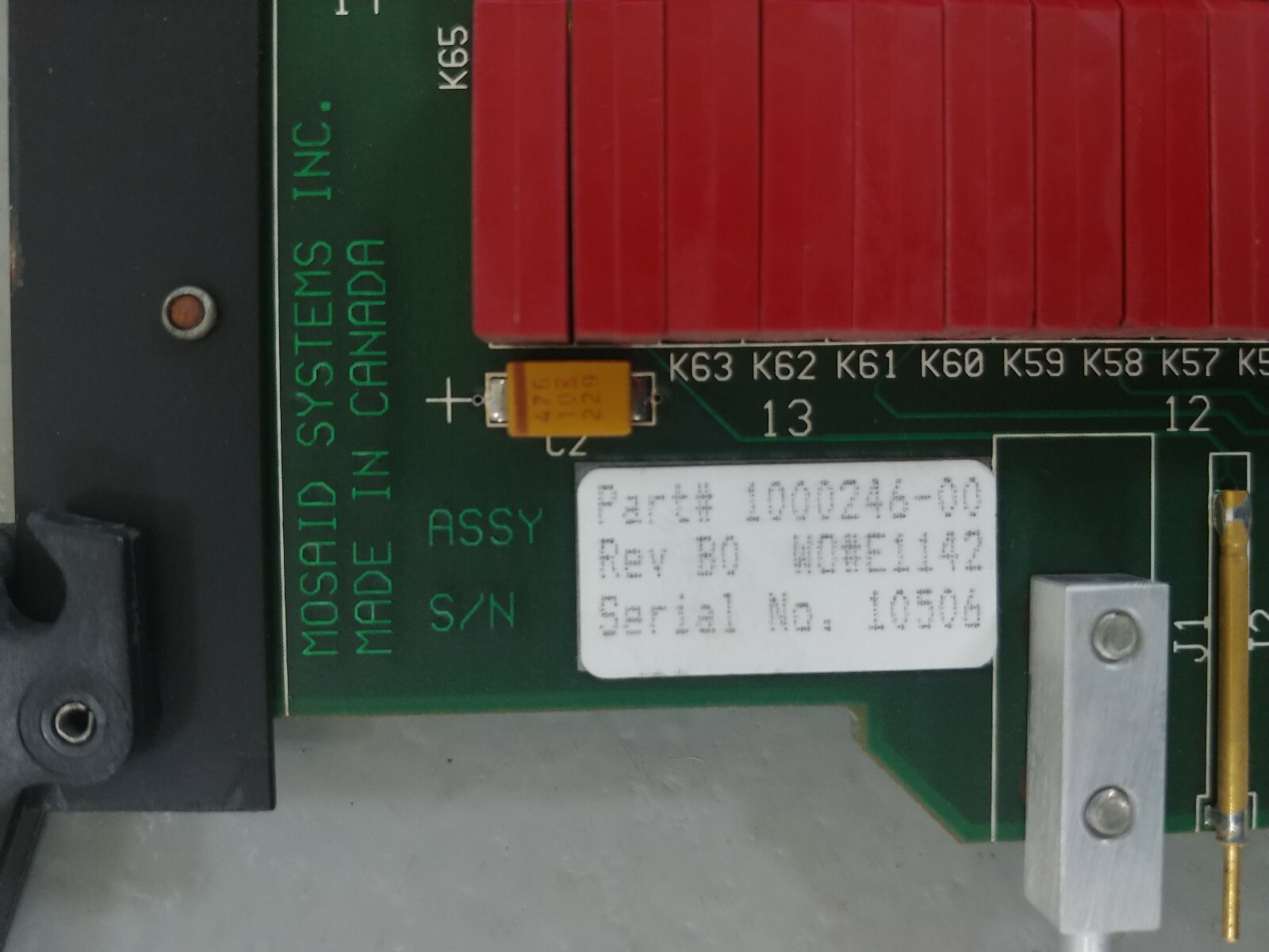 MOSAID, MS3440, 1000246-00,Rev B0, WD#E1142 | eBay