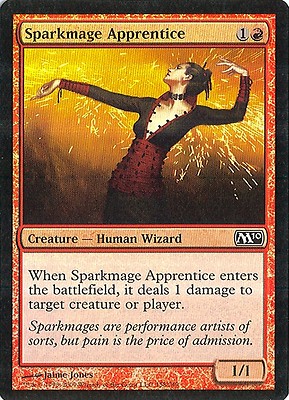MTG - M10 - Sparkmage Apprentice - 2X - Foil - NM | eBay