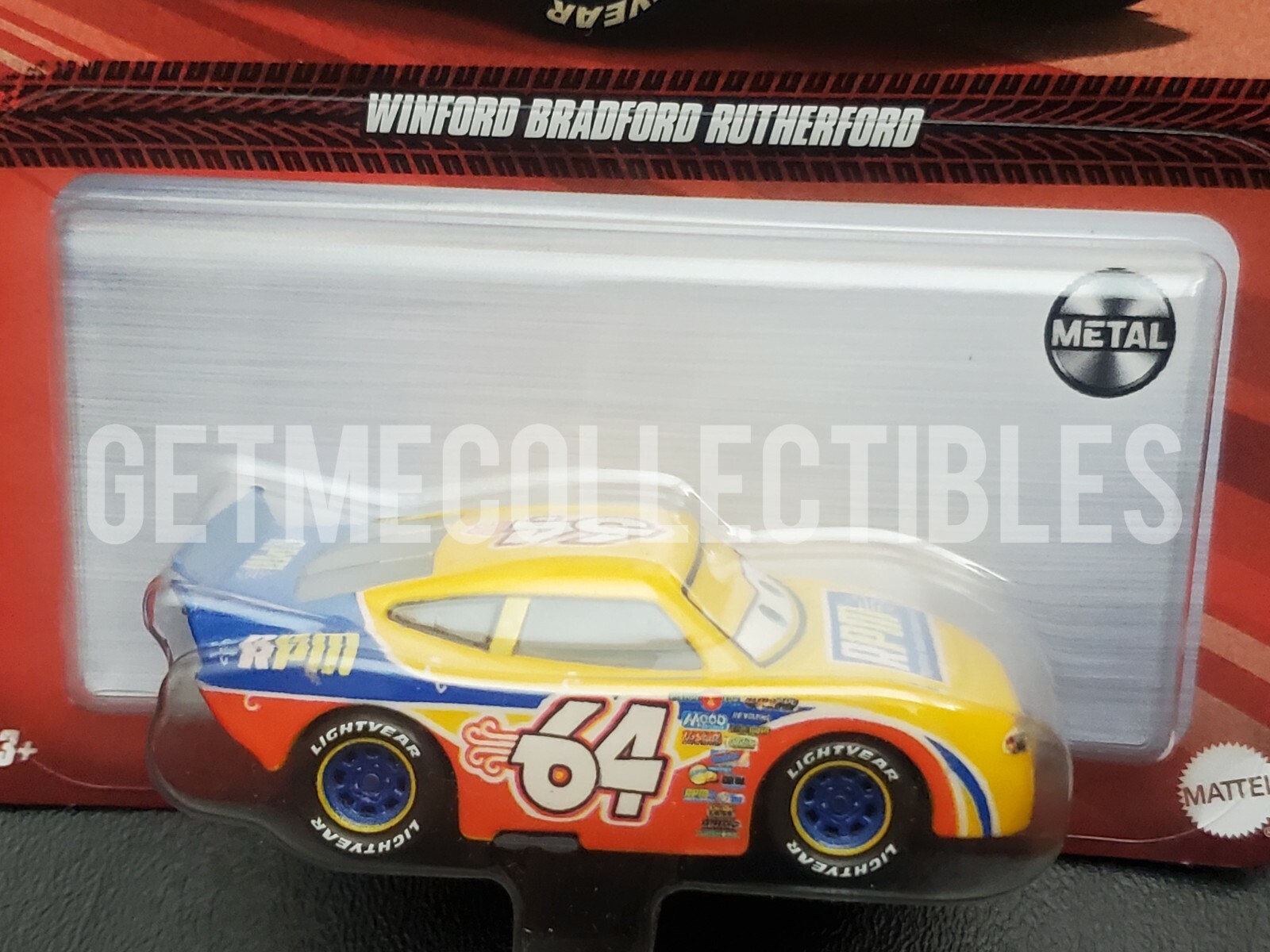 DISNEY PIXAR CARS WINFORD BRADFORD RUTHERFORD RPM METAL 2022 SAVE 6% ...