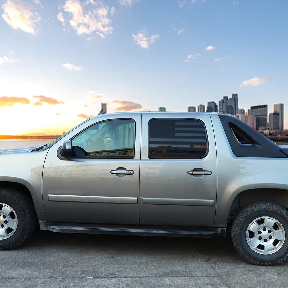 2X Rear Window Trim Sticker Decor For Chevrolet Avalanche 2007-2013 ...