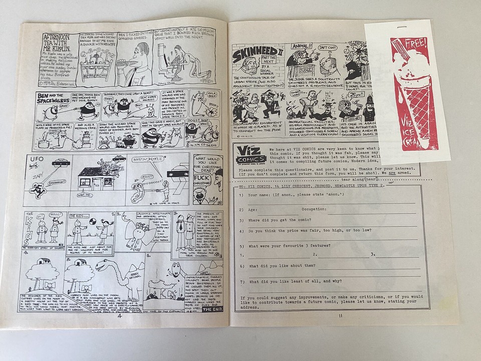 Viz Comic Number 1 (Signed First print) | eBay UK