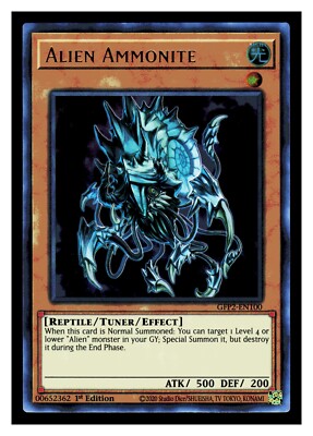 YuGiOh GFP2-EN100 Alien Ammonite The 2nd Haunting Ultra Rare | eBay