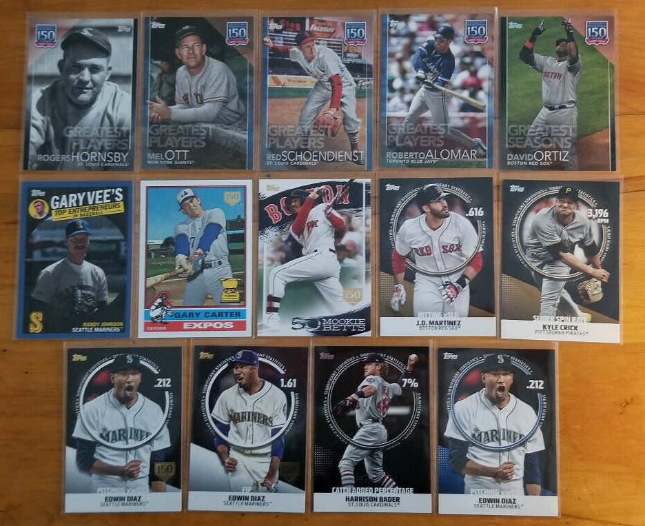 2019 Topps Parallel Inserts 150th/Gold/Black/Blue you pick choice | eBay