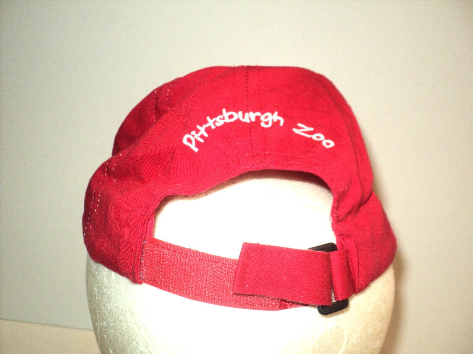 Pittsburgh Zoo Child's Red Hat Cap Embroidered Tiger, Gorilla, Zebra ...