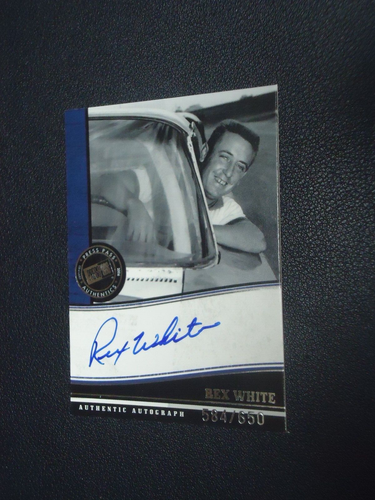 Rex White 2006 PRESS PASS AUTHENTICS AUTOGRAPH 584/650 Card | eBay