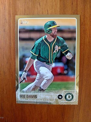 2015 Topps Gold #US266 Ike Davis Oakland Athletics 1375/2015 | eBay