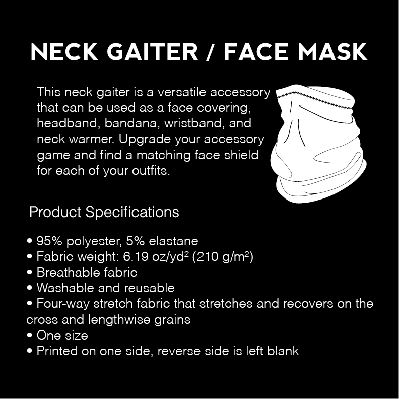 Toilet Paper Face Mask Neck Gaiter Quarantine Funny Social Distancing ...