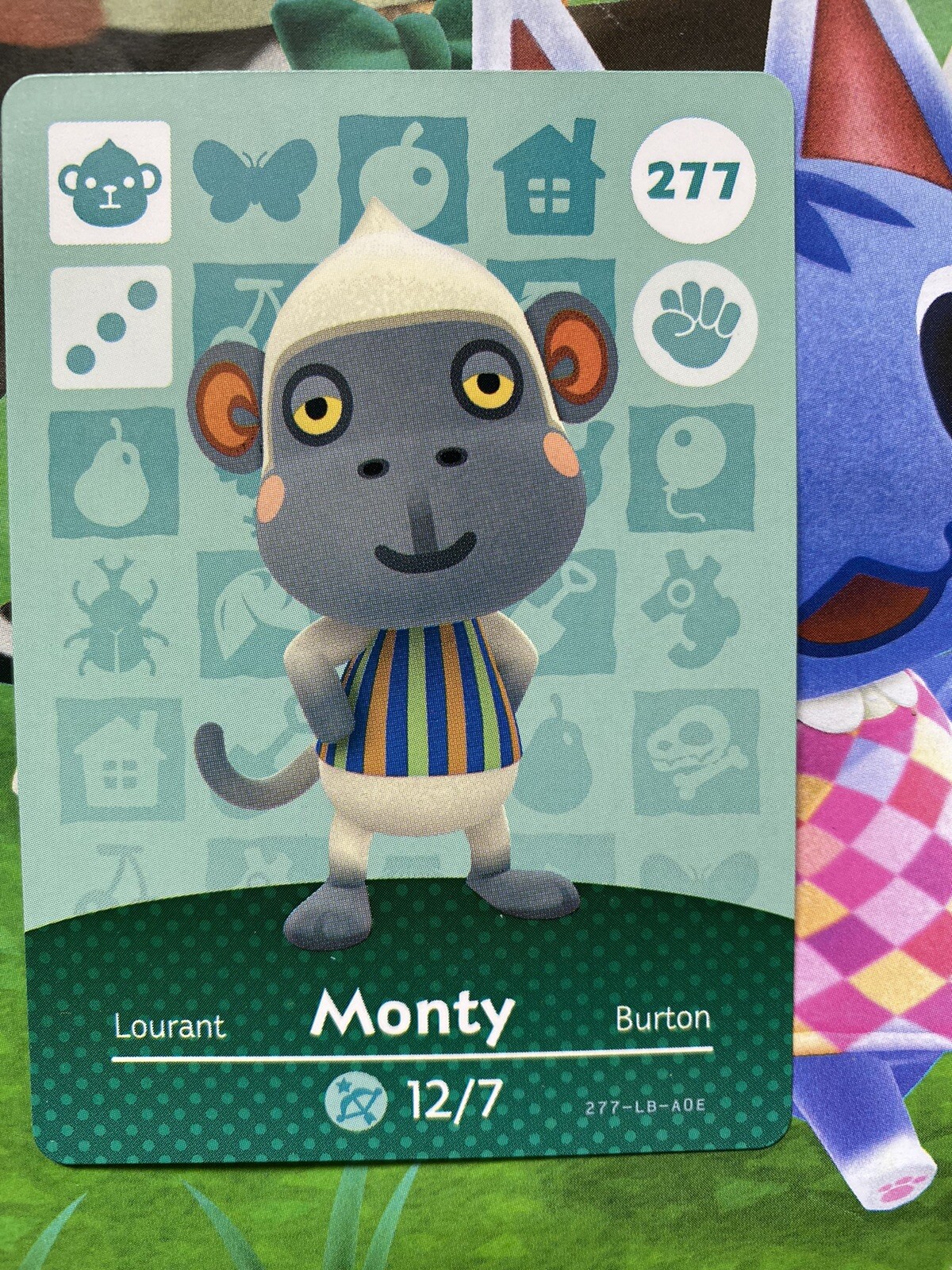 Monty #277 Animal Crossing Amiibo Card Horizon Series 3 MINT NEVER ...