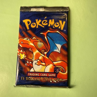 1999 Pokemon Charizard Base Set Shadowless? Sealed Booster Pack WOTC ...