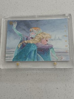 FROZEN HAND DRAWN SKETCH BOOKLET ONE OF ONE!! 1/1 2025 Kakawow Cosmos ...