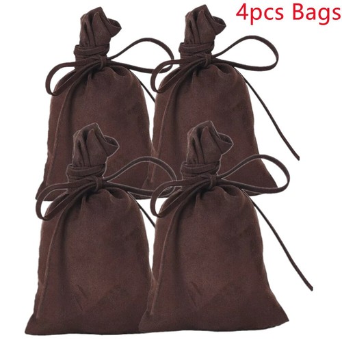 4pcs Medieval Drawstring Bag LARP Pagan Reenactment Coin Pouch ...
