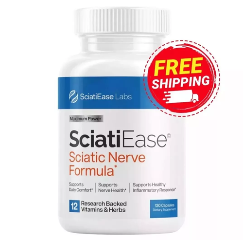 SciatiEase Labs Sciati Ease Sciatic Nerve Formula 120 Capsules - New ...