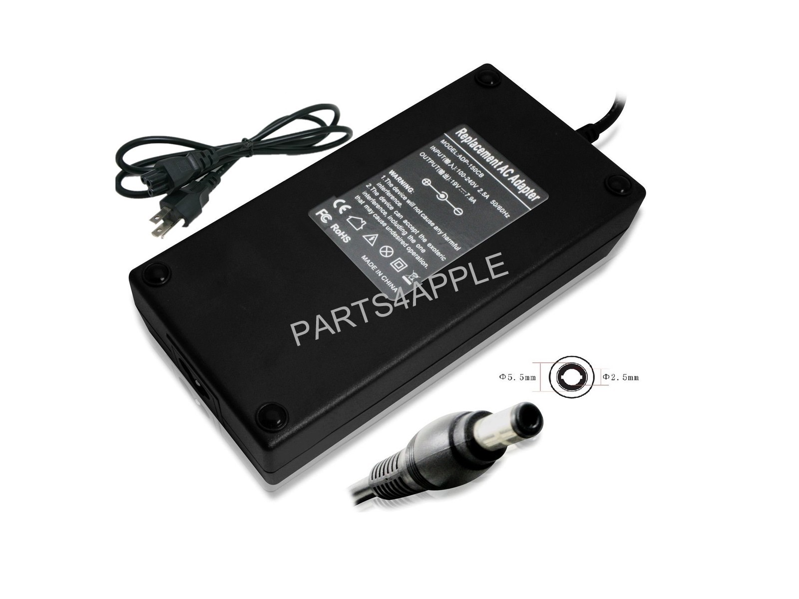 150W AC Adapter Charger Power for ASUS G73S G73SW-A1 G73JW-A1 G73JW-B1 ...