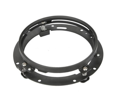 Value Line Black Harley Adapter Ring for 7" LED Headlights on 1997-2013 ...