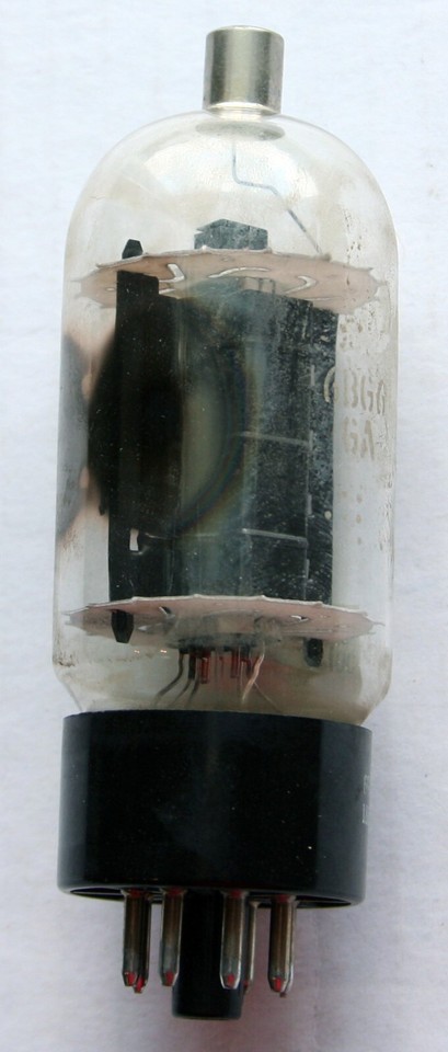 6BG6GA Vacuum Tube TV-7DU Tested Good 6BG6 Radio TV HAM Amplifier GE ...