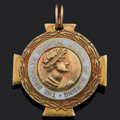 Tiffany & Co. Makers 14K Yellow Gold Brooklyn Hospital School of ...