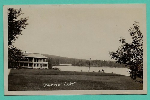 RAINBOW LAKE, NY. 1922 REAL PHOTO POSTCARD FRANKLIN COUNTY, NY. | eBay