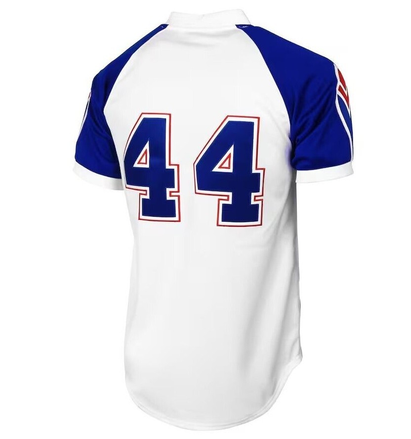 MLB Mitchell & Ness Atlanta Braves #44 Baseball Jersey New Mens SMALL ...