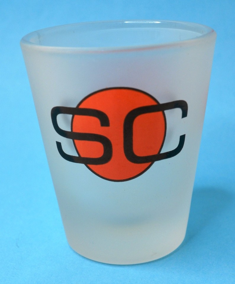 ESPN SPORTS CENTER FROSTED SHOT GLASS | eBay