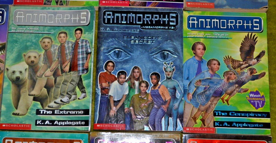 Lot of 28 Books Animorphs Andalite Chronicles Applegate Scholastic PB ...