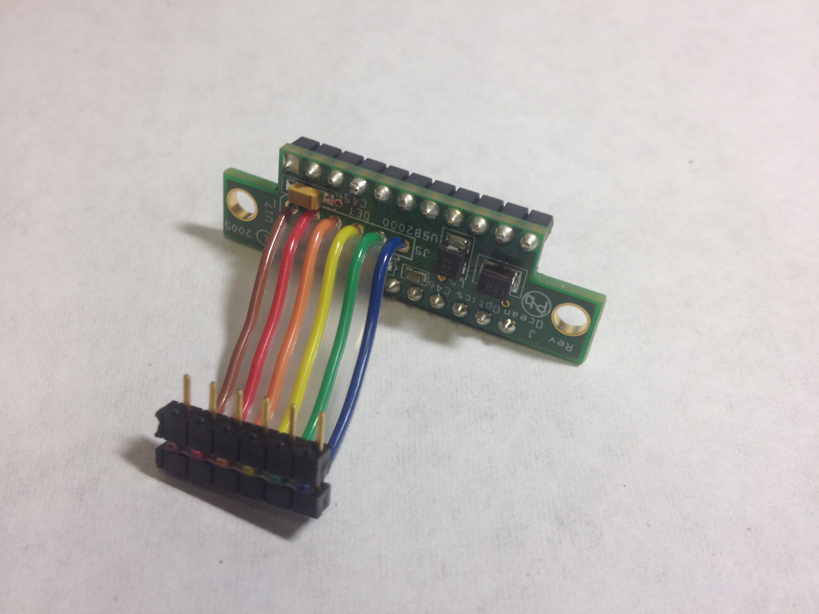 BRAND NEW Ocean Optics USB2000 Detector Cable & Socket Sony ILX511 ...