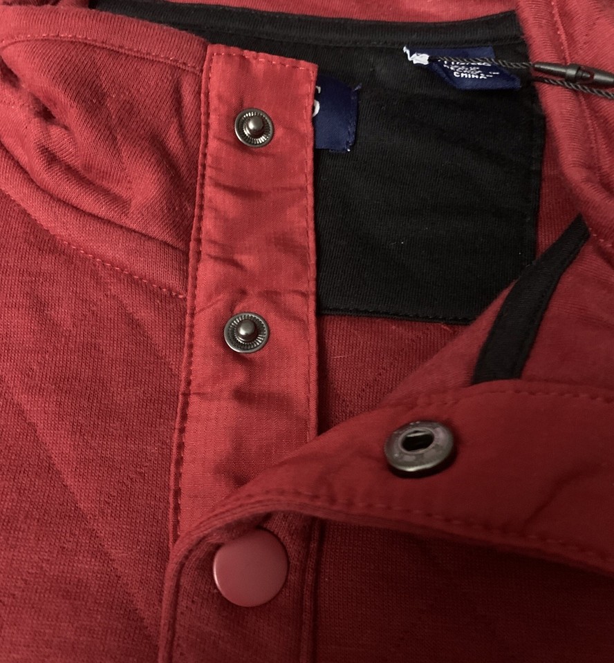 NWT Chaps Ralph Lauren 1/4 Snap Quilted Pullover Sweatshirt Mens Size ...