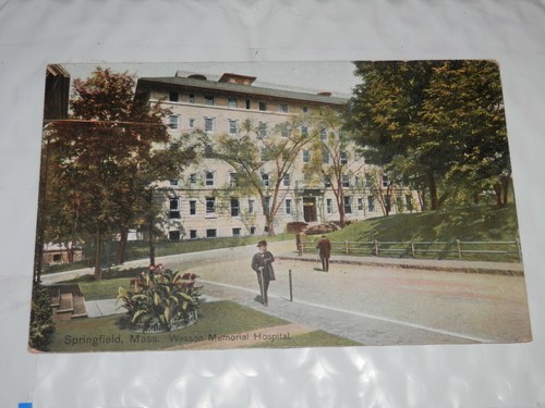 SPRINGFIELD MA - 1909 POSTCARD - WESSON MEMORIAL HOSPITAL | eBay