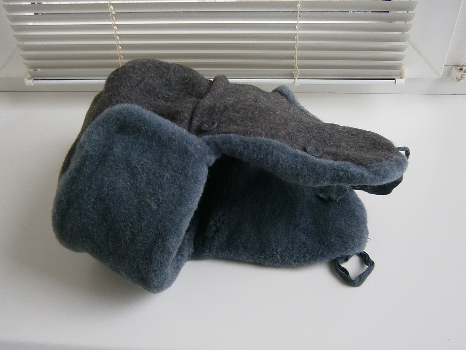 Super Warm Soviet Russian Winter Ushanka Hat 100%Sheepskin Fur Cap ...