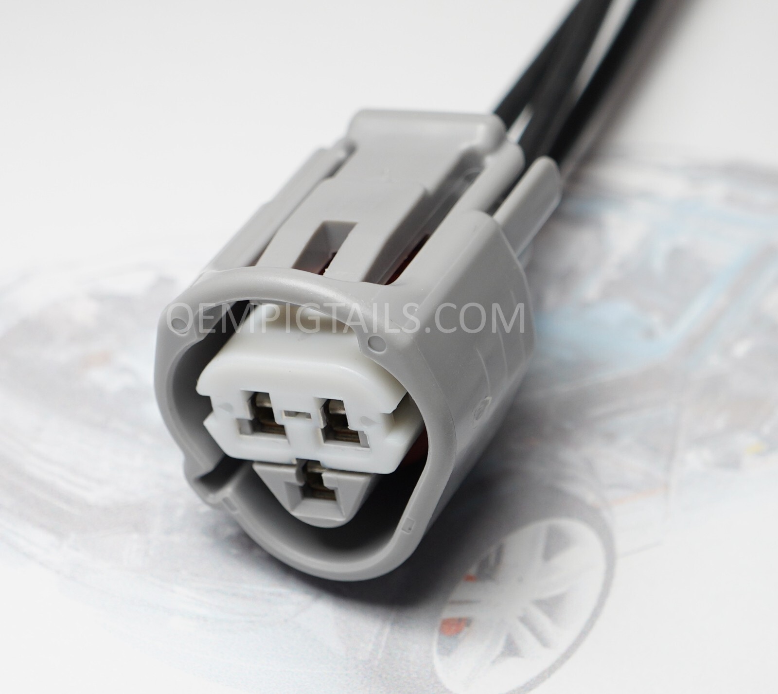 1x Connector pigtail for Toyota 3-Way Coolant Temp Sensor 90980-11451 ...