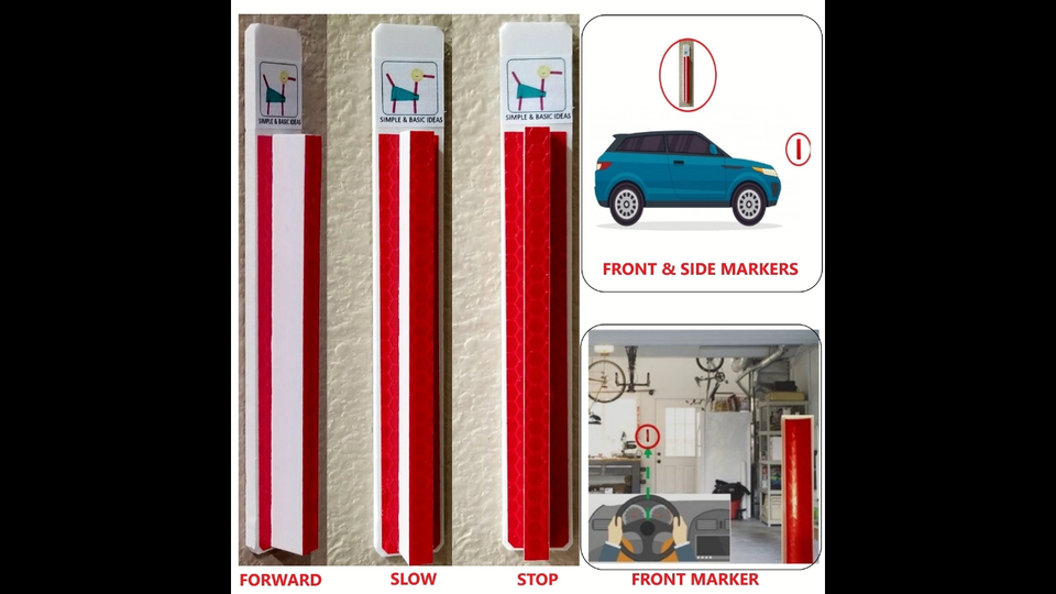 New Large Garage Car Parking assistant/aid, 5.5"x1.5" for good driver ...